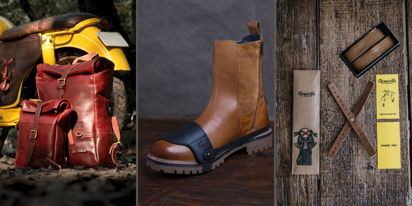 trip machine company - better leather goods for motorcycles